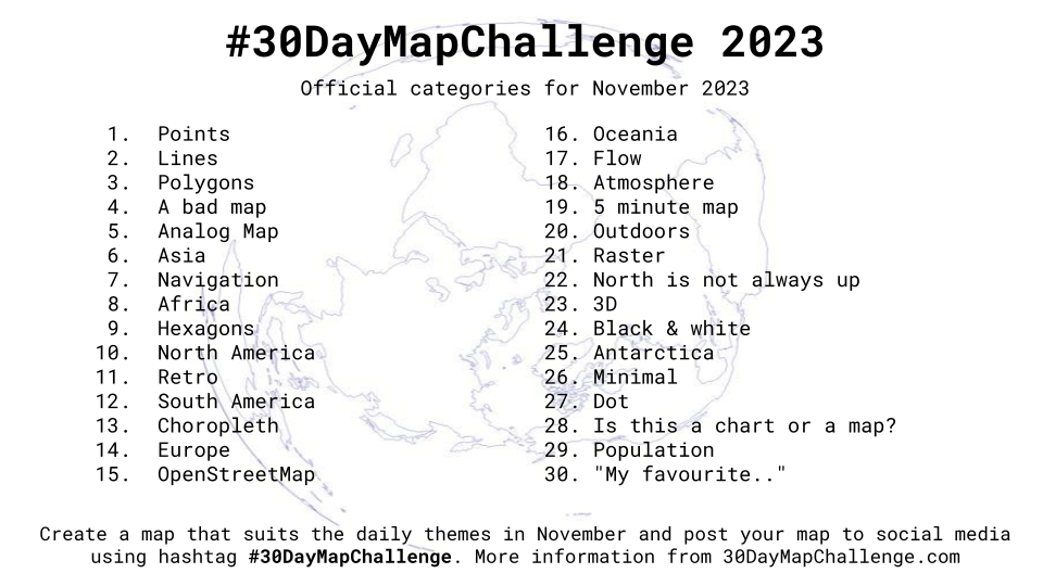 #30daymapchallenge using Bintel Maps